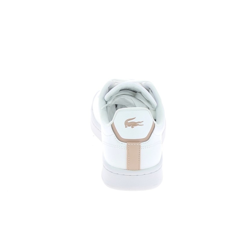 Lacoste carnaby evo white pink store